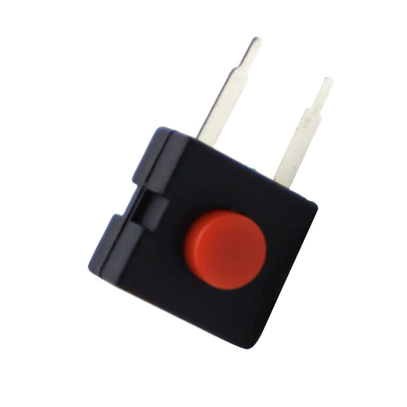 Best Hot Sale Tact Switch 12x12x9.5 Side Press 2 Pin DIP Red Round Push ...
