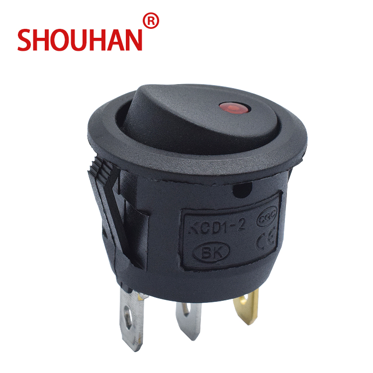 Best KCD1 10A on-off rocker switch 3 pin KCD1-105-3P with lamp ...
