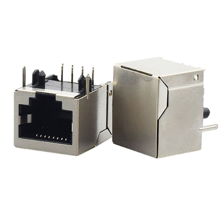 Best HOT SALE RJ45 8P8C PCB modular jack 8 pin female connector with ex ...