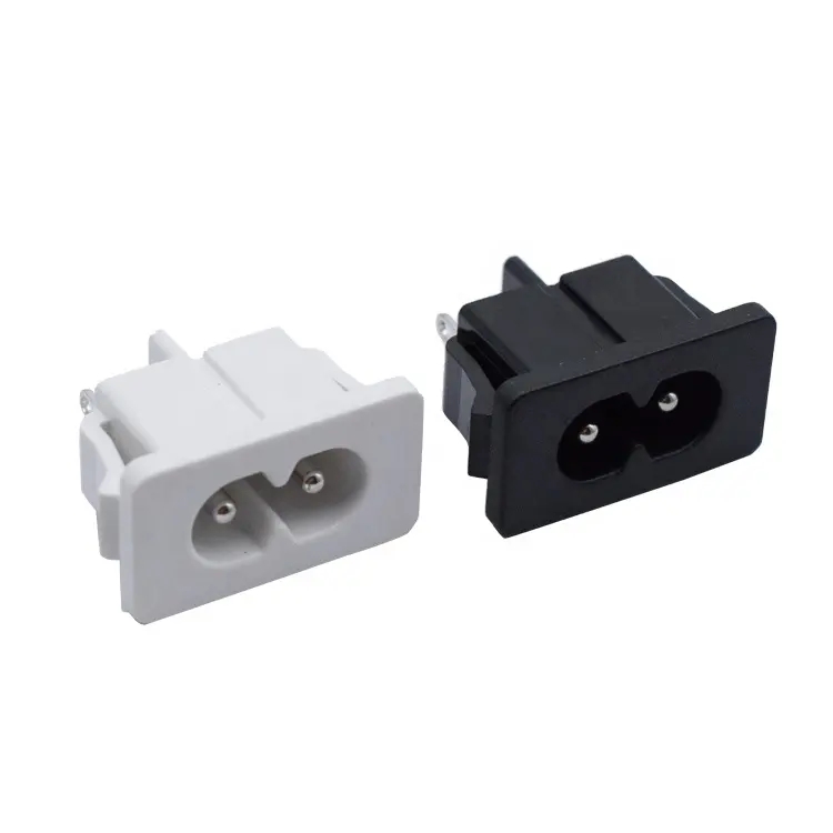 Best 2 pin outlet US standard AC power socket for PCB Manufacturer and ...