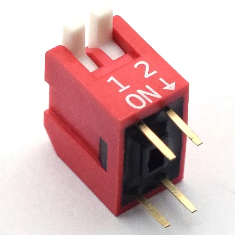 Best 1-12 positions 2.54mm pitch dip switch straight insert flat code ...