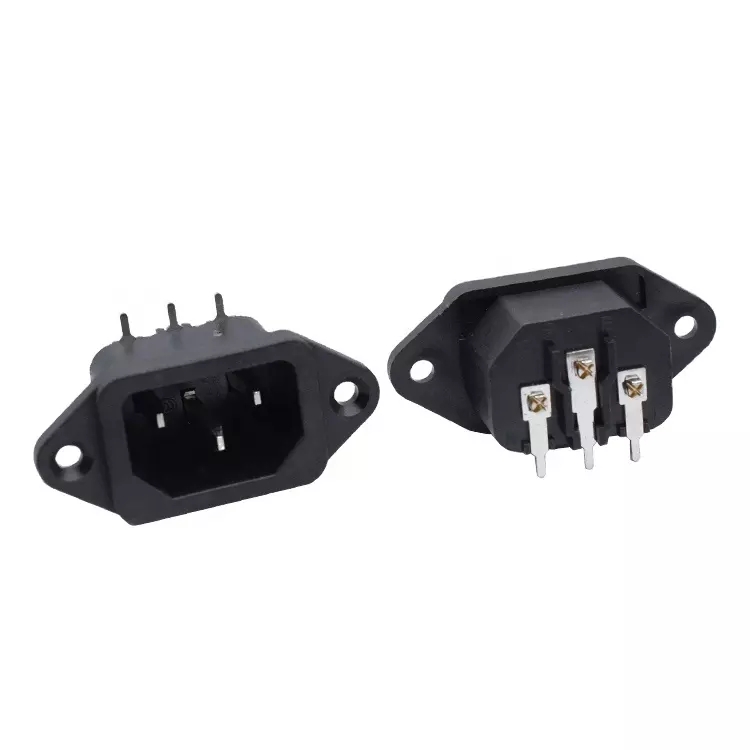 Best Power Socket 3pin 90 degree DIP 10A 15A 250V AC power socket ac ...