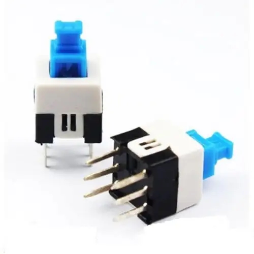 Best SPDT 8×8 6pin SMT momentary switch self-latching button switch ...
