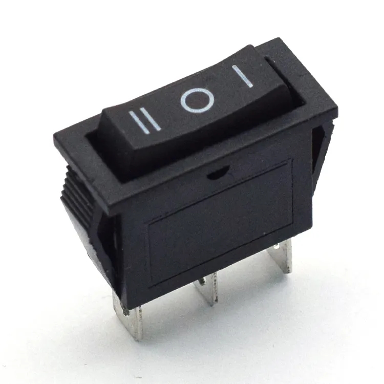 Best KCD3-101 series 3 pin rocker switches breaker black housing T85 ...