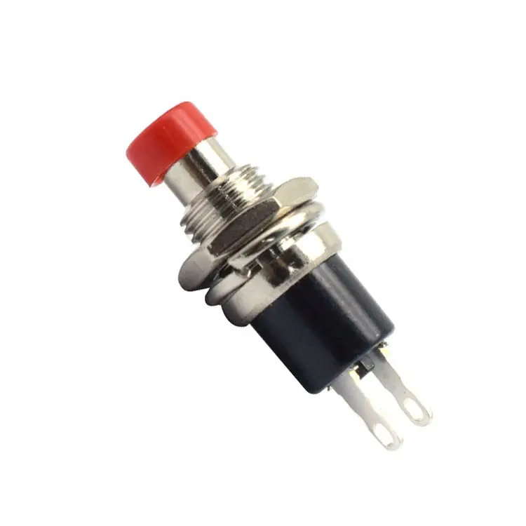 Best push button switch red 2 pin reset metal push button switch ...